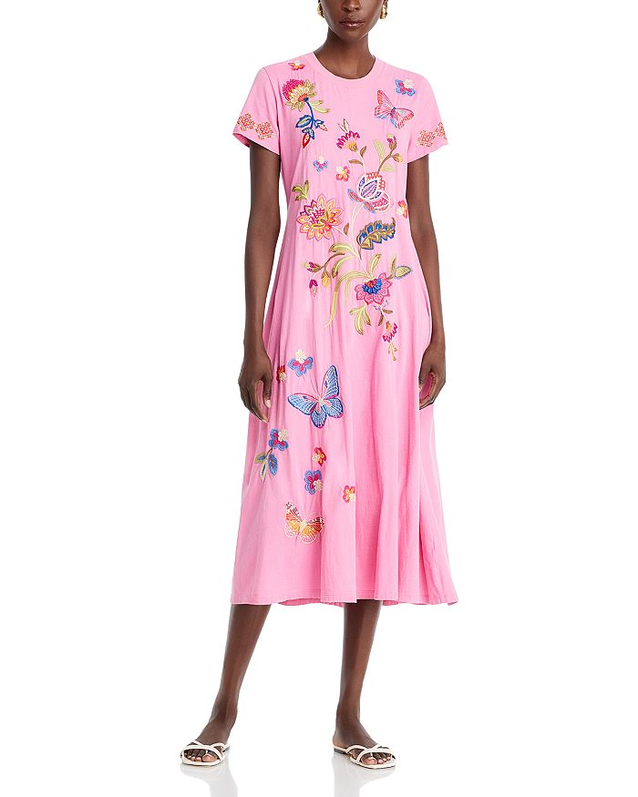 Johnny Was Gracey Cotton Swing Dress | Bloomingdale's