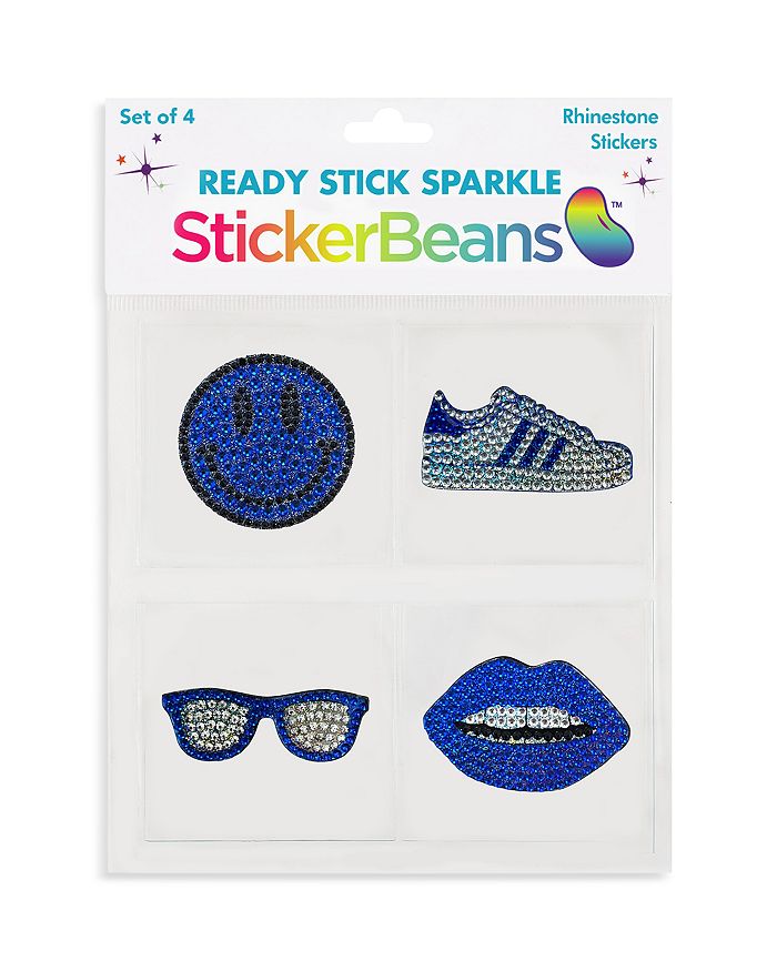 StickerBeans Blue Stickers, Set of 4 | Bloomingdale's