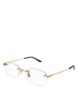 Cartier Signature C Rectangular Eyeglasses, 55mm | Bloomingdale's