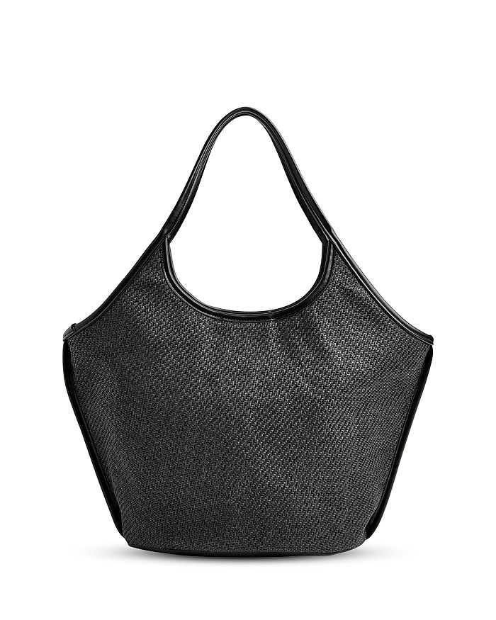 Whistles Mira Straw Popper Tote | Bloomingdale's