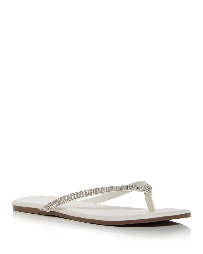 TKEES Women's Lily Infinity Embellished Flip Flops | Bloomingdale's