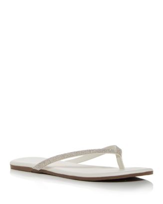 TKEES Women's Lily Infinity Embellished Flip Flops | Bloomingdale's