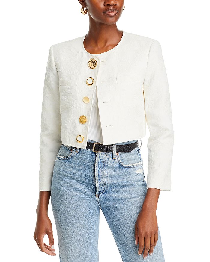 Derek Lam 10 Crosby Juliette Mixed Button Jacket | Bloomingdale's