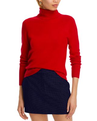 Click here for Aqua 100 Cashmere Turtleneck Sweater - Exclusive prices
