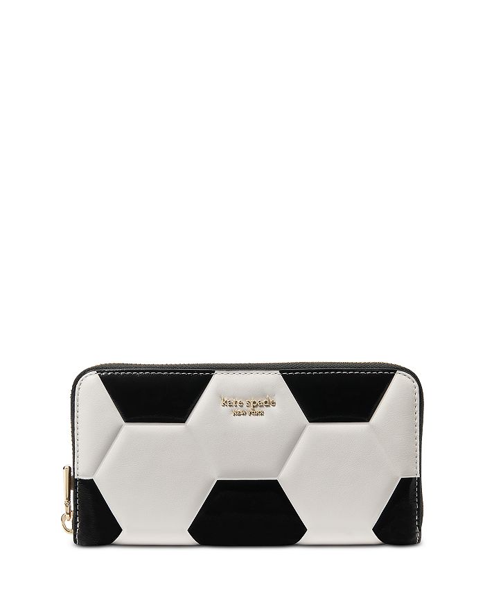 kate spade new york Kickoff Embossed Smooth Leather Zip Around ...