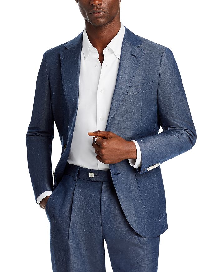 BOSS Heston Wool Linen Slim Fit Suit Jacket | Bloomingdale's