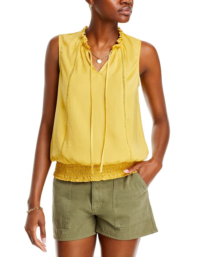 Single Thread Ruffle Trim Top | Bloomingdale's