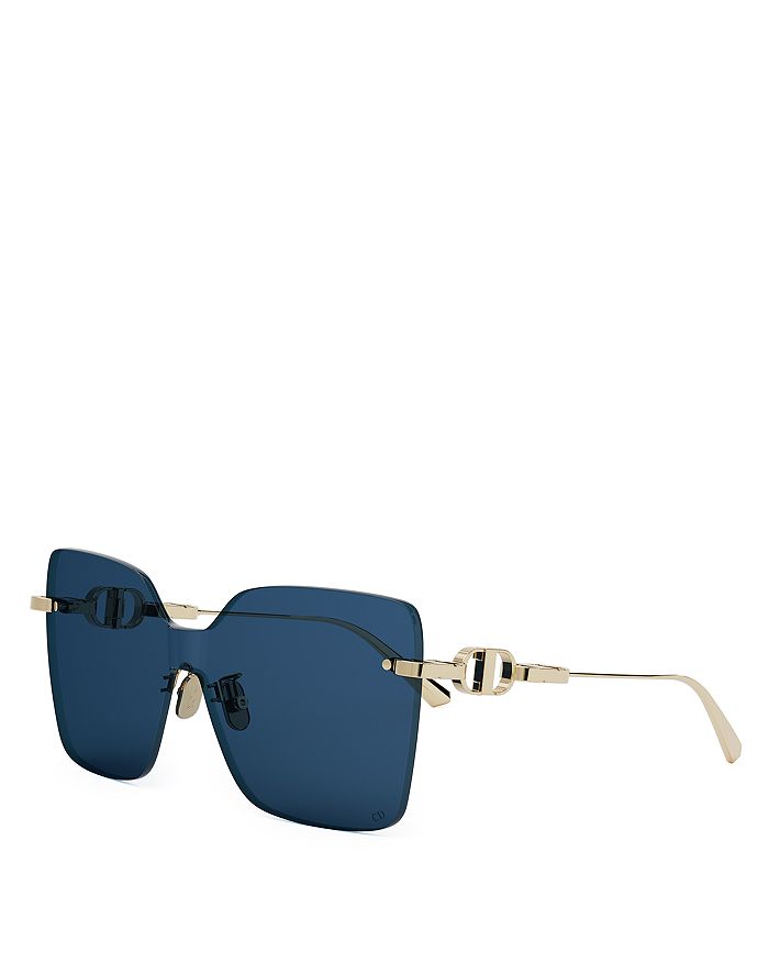 DIOR CD Chain M1U Mask Sunglasses, 140mm | Bloomingdale's