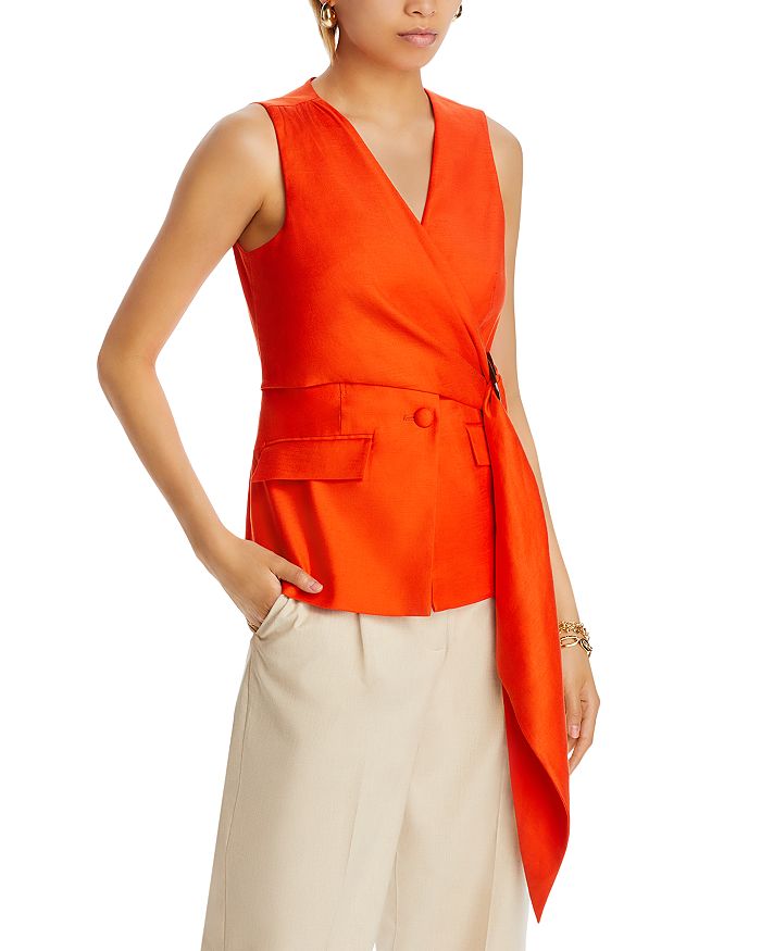 BCBGMAXAZRIA Cascading Vest | Bloomingdale's