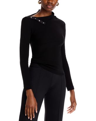 Rosetta Getty Snap Trim Top | Bloomingdale's