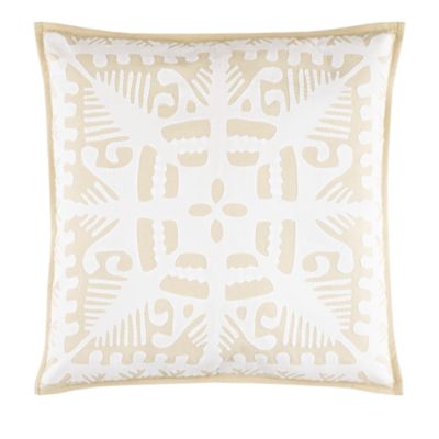 Annie Selke Knight Wood Cutwork Euro Sham