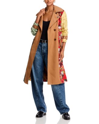 Alice and Olivia Keith Midi Trench Coat | Bloomingdale's