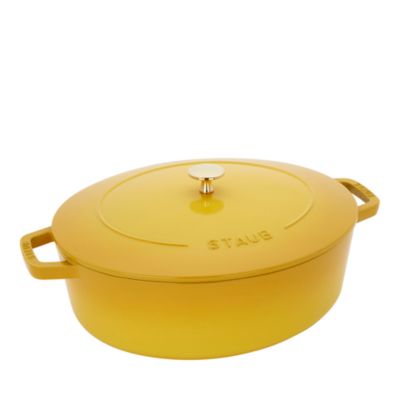 Click here for Staub Cast Iron 6.25 Qt. Wide Oval Dutch Oven prices