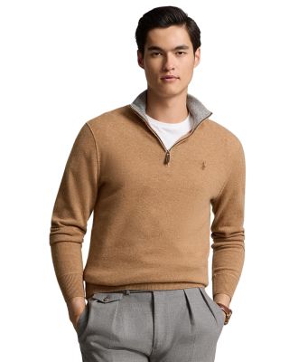 Click here for Polo Ralph Lauren Cashmere Regular Fit Quarter Zip... prices