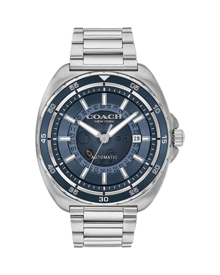 COACH Charter Automatic Watch, 45mm | Bloomingdale's