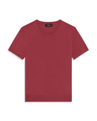 Click here for Theory Lightweight Wool Short Sleeve Top prices