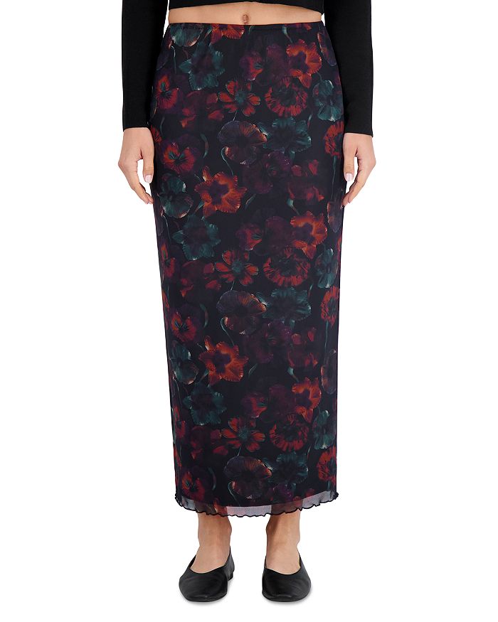 Point Mesh Maxi Skirt | Bloomingdale's