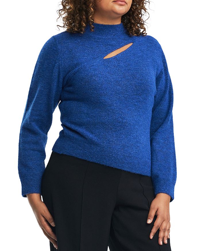 Estelle Plus Cut Out Cozy Knit Sweater | Bloomingdale's