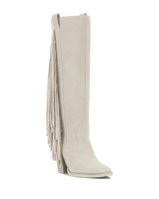 VINCE CAMUTO Women's Pelia Fringe Boots | Bloomingdale's