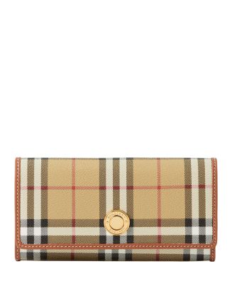 Burberry Check Continental Wallet | Bloomingdale's