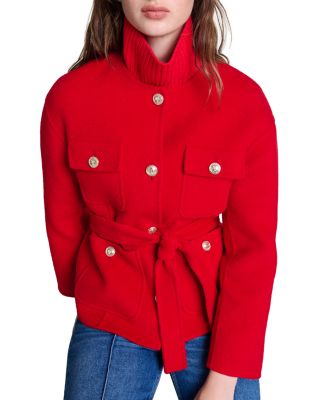 Women's Red Coats & Jackets - Bloomingdale's