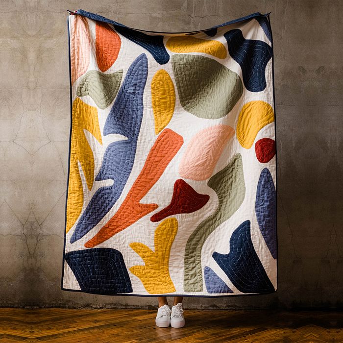 Anchal Petal Quilt Throw | Bloomingdale's