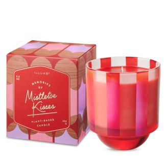 ILLUME Memory Lane Mistletoe Kisses Boxed Glass Candle, 9.3 oz ...