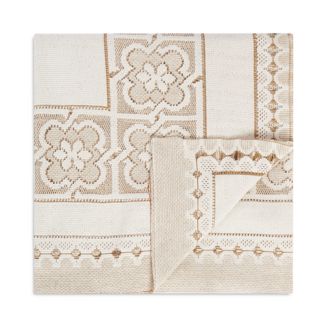 La DoubleJ Embroidered Lacey Medium Tablecloth, 70" x 110 ...