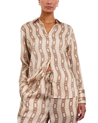 Rails Ledger Chain Print Blouse | Bloomingdale's