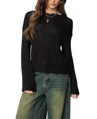 Click here for Edikted Drop Shoulder Light Knit Sweater prices