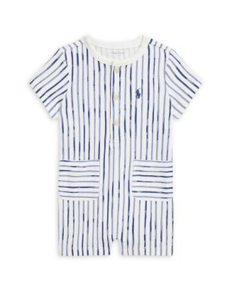 Ralph Lauren Boys' Striped Cotton Henley Shortall - Baby | Bloomingdale's