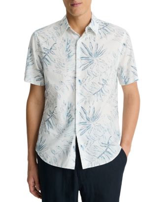 Vince Short Sleeve French Placket Shirt | Bloomingdale's