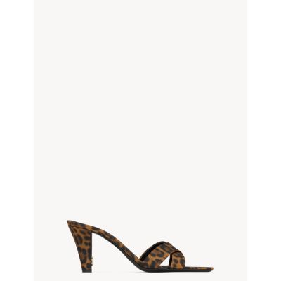 Click here for Saint Laurent Womens Jill Crisscross Mule Sandals prices