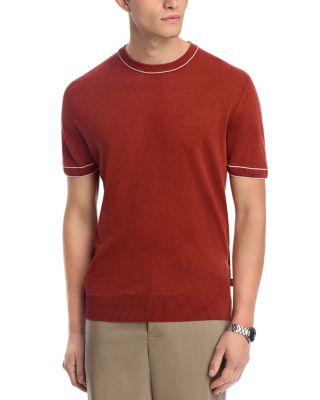 Boss Linen Blend Crewneck Sweater