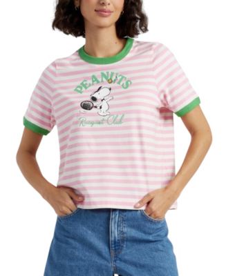 Chinti & Parker Women's Cotton Peanuts Racquet Club T-Shirt ...