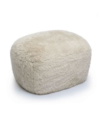 Click here for Tov Furniture Britt Shearling Ottoman prices