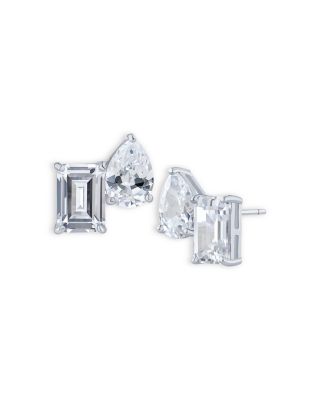 Click here for Kenneth Jay Lane Emerald Cut & Pear Shaped Cubic Z... prices