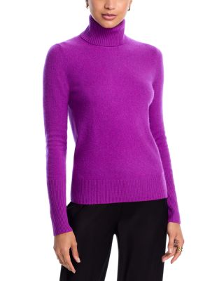Aqua 100 Cashmere Turtleneck Sweater - Exclusive