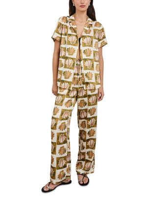 Rails Theis Printed Notch Collar Shirt | Bloomingdale's