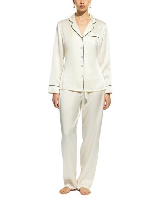 GINIA Fine Finishes Pyjama Set | Bloomingdale's