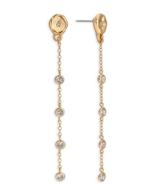 Click here for Ettika Dainty Dream Cubic Zirconia Linear Drop Ear... prices