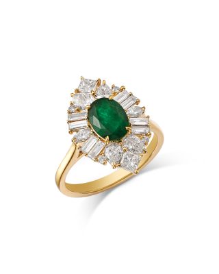 Click here for Bloomingdales Fine Collection Emerald & Diamond Mi... prices