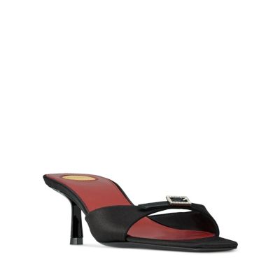 Click here for Saint Laurent Womens Daisy Kitten Heel Mules prices