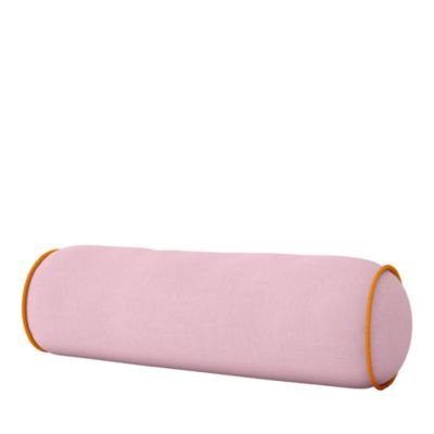 Laura Park Two Toned Round Bolster Pillow  Queen 36