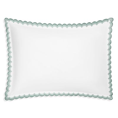 Click here for Matouk Stella Scalloped Embroidered Standard Sham prices