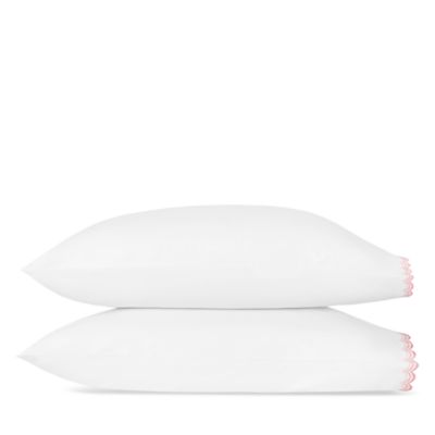 Click here for Matouk Stella Scalloped Embroidered Standard Pillo... prices