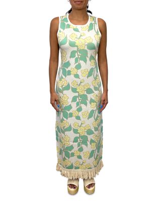 Click here for Point Fringe Column Dress prices