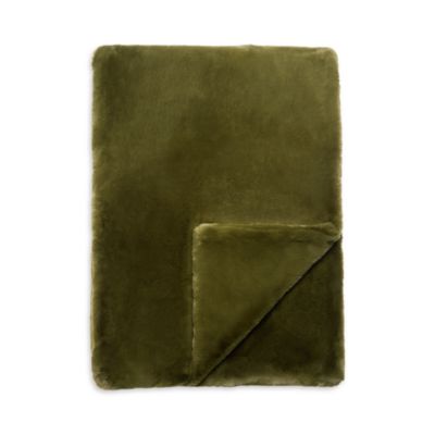 Click here for Aqua Big Rabbit Double Sided Faux Fur Throw Blanke... prices