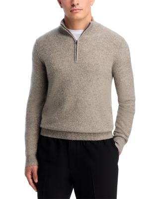 Click here for Vince Thermal Quarter Zip Polo Sweater prices