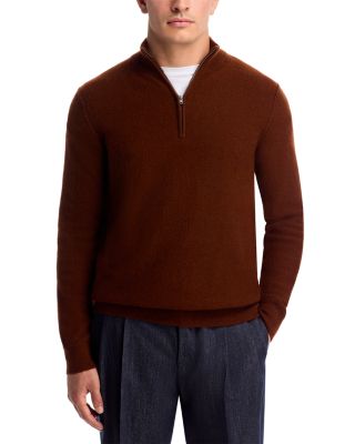 Click here for Vince Thermal Quarter Zip Polo Sweater prices